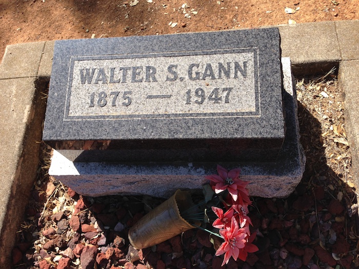 Headstone for Walter Scott Gann (1875-1947) Prompts Me to Learn More ...